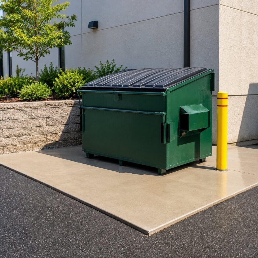 Dumpster Pad Cleaning & Pressure Washing NJ | Commercial Exterior Cleaning